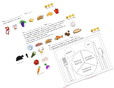 Activités alimentation - PedagoConcepto