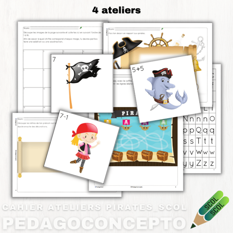 Cahier ateliers Pirates_Scol - PedagoConcepto