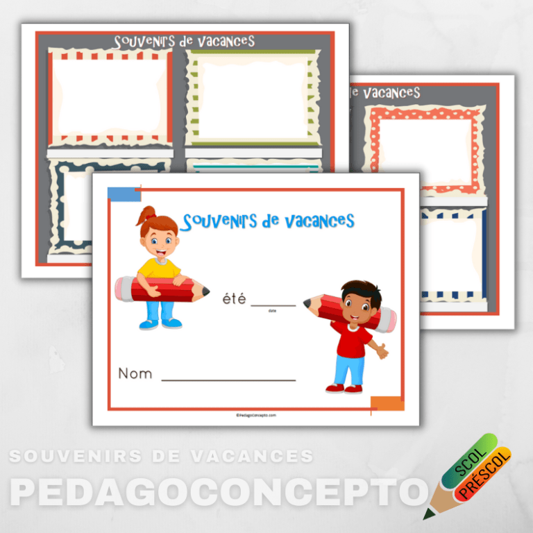 Souvenirs de vacances - PedagoConcepto