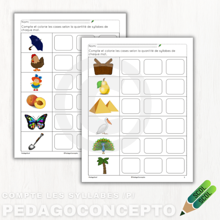 Compte les syllabes_p - PedagoConcepto