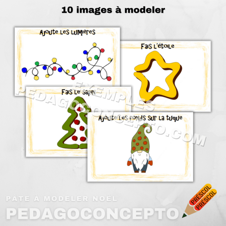 Pate a modeler Noel - PedagoConcepto