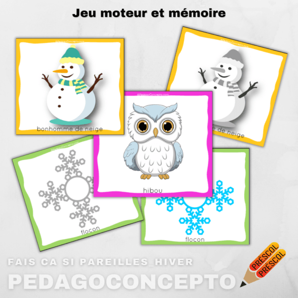 Pâte à modeler_hiver - PedagoConcepto