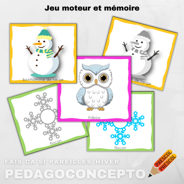 Pâte à modeler_hiver - PedagoConcepto