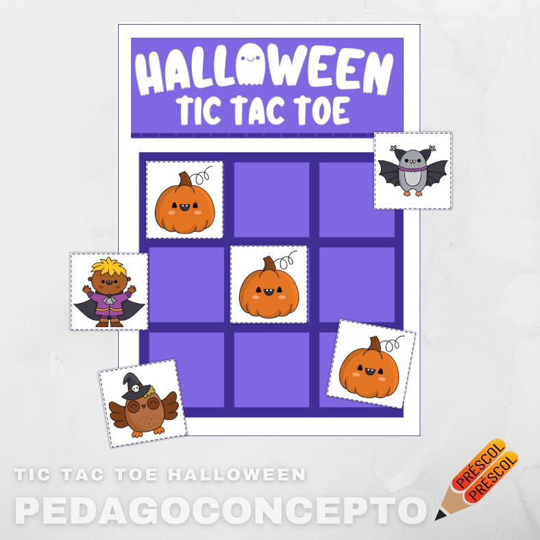 TIC TAC TOE Halloween - PedagoConcepto